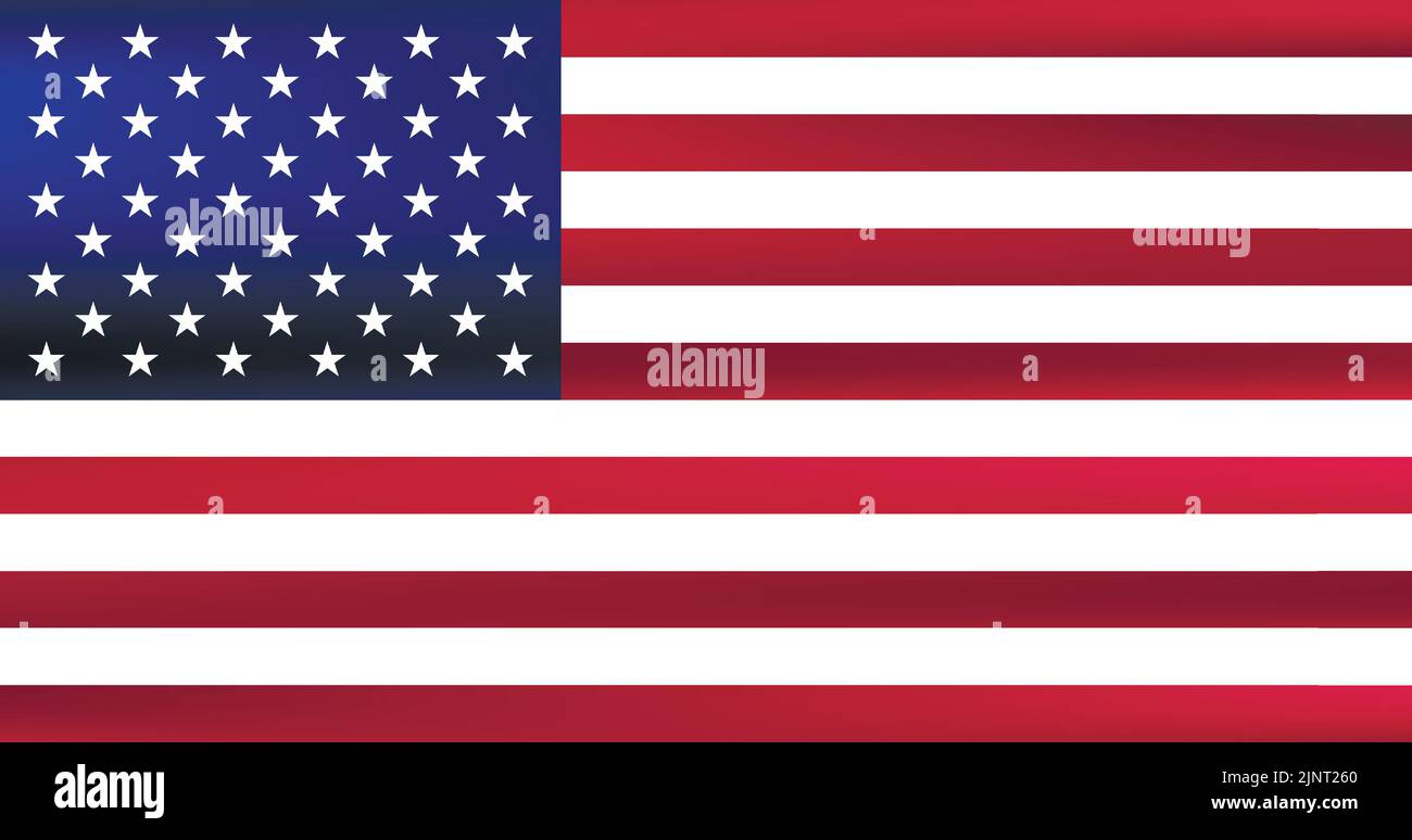 Flag of USA, The United States of America. American national symbol in ...