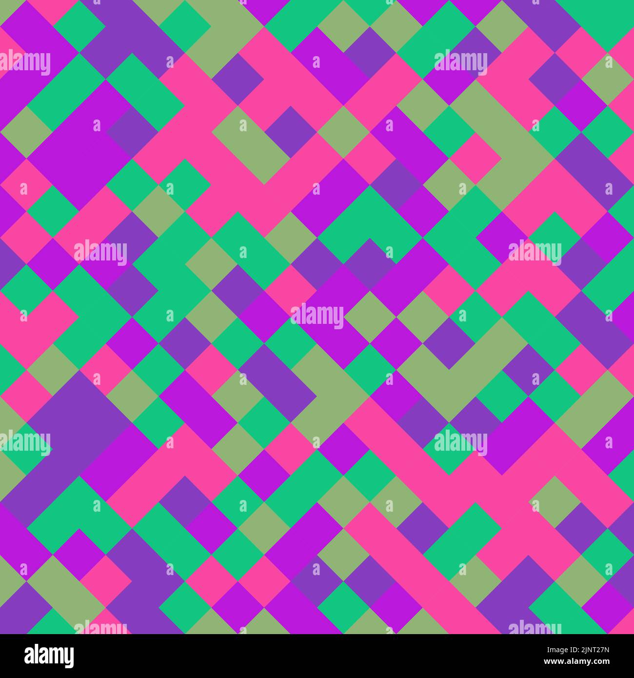 Colorised Rhombuses tiles tessellation pattern illustration Stock ...