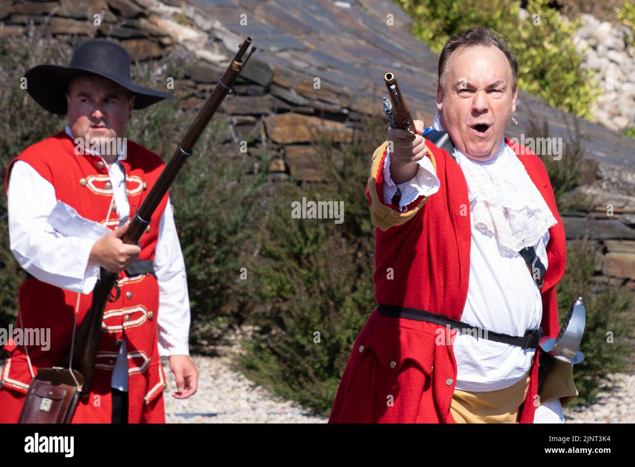 Londonderry, United Kingdom. 13 Aug, 2022. Historical re-enactment of ...