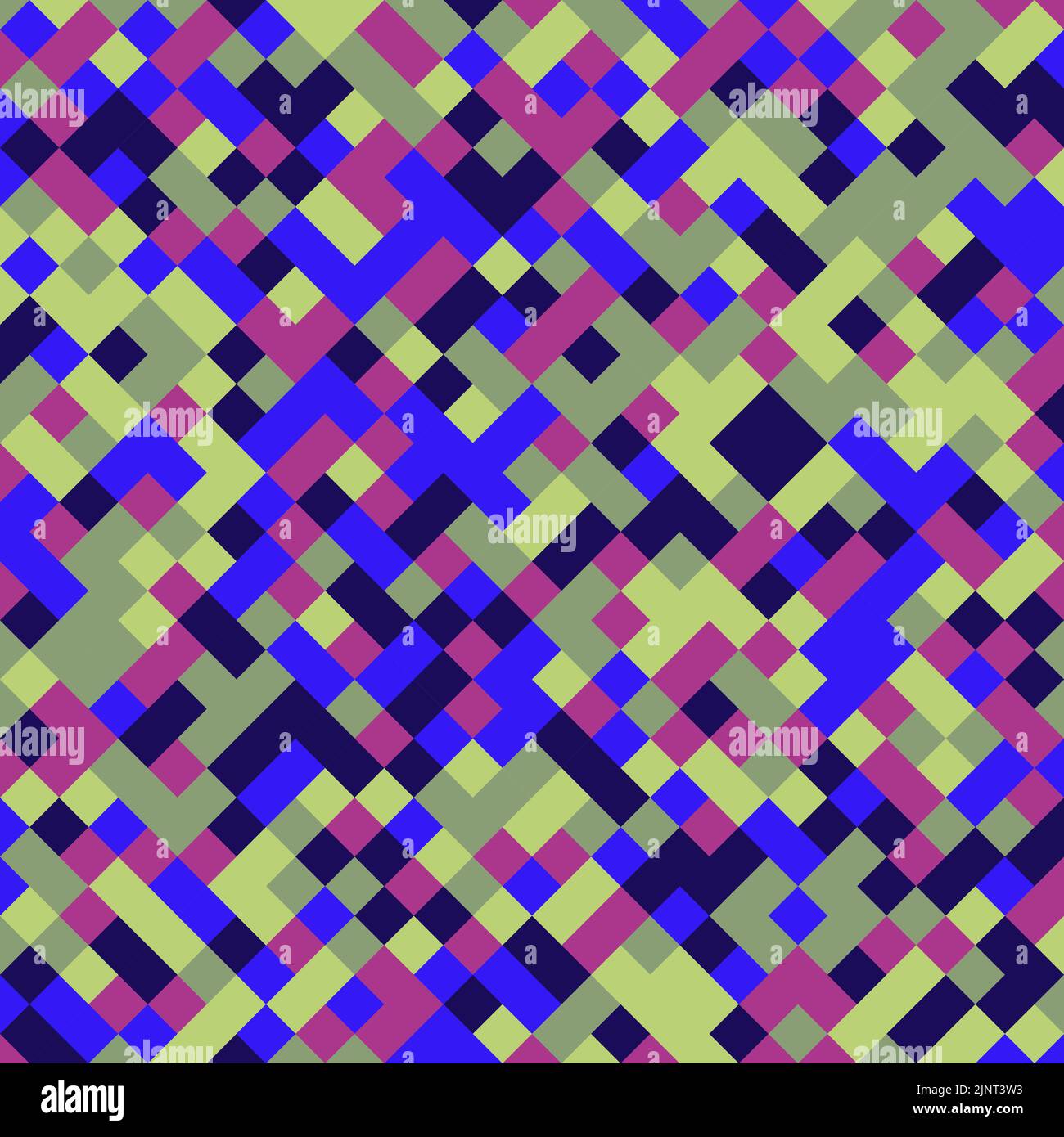 Colorised Rhombuses tiles tessellation pattern illustration Stock ...
