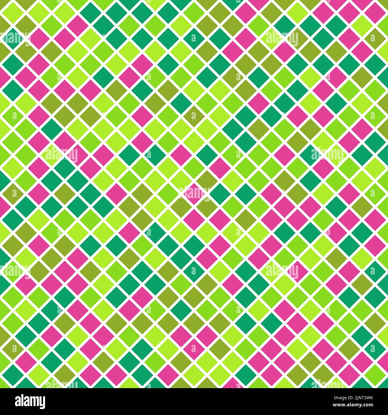 Colorised Rhombuses tiles tessellation pattern illustration Stock ...