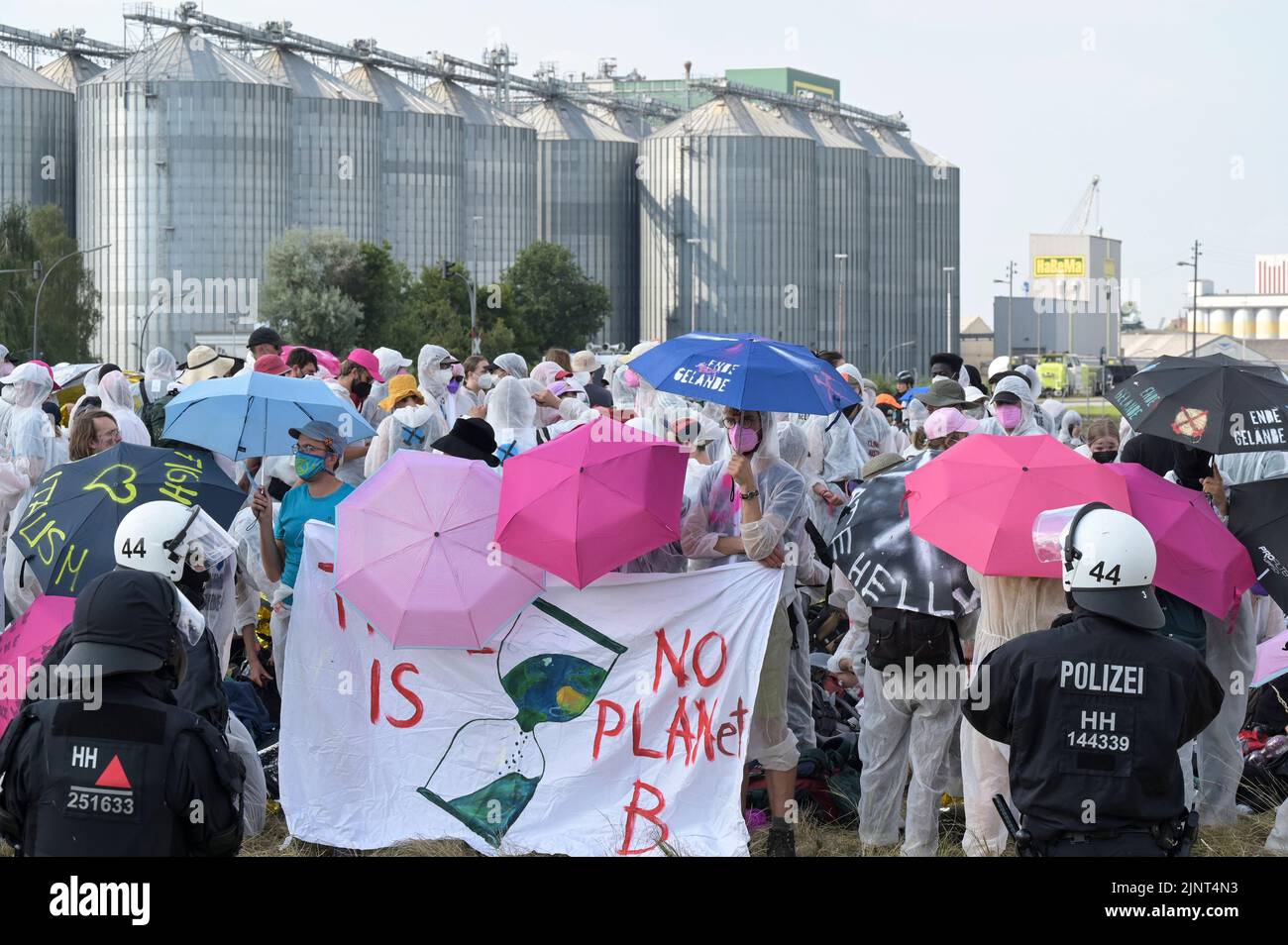 GERMANY, Hamburg, climate camp 2022 for climate protection and climate ...