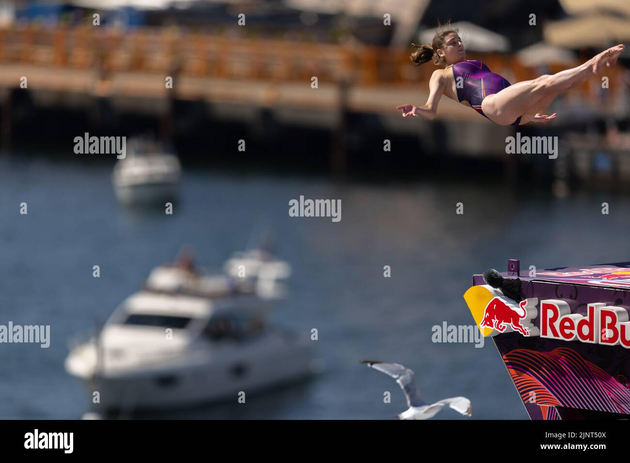 Oslo, Norway 13 August 2022, Yana Nestysiarava of Belarus competes in ...