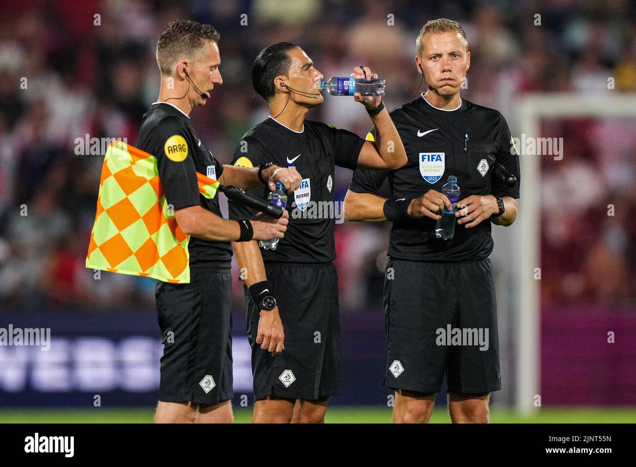 Rotterdam - Referee Serdar Gozubuyuk during the match between Feyenoord ...