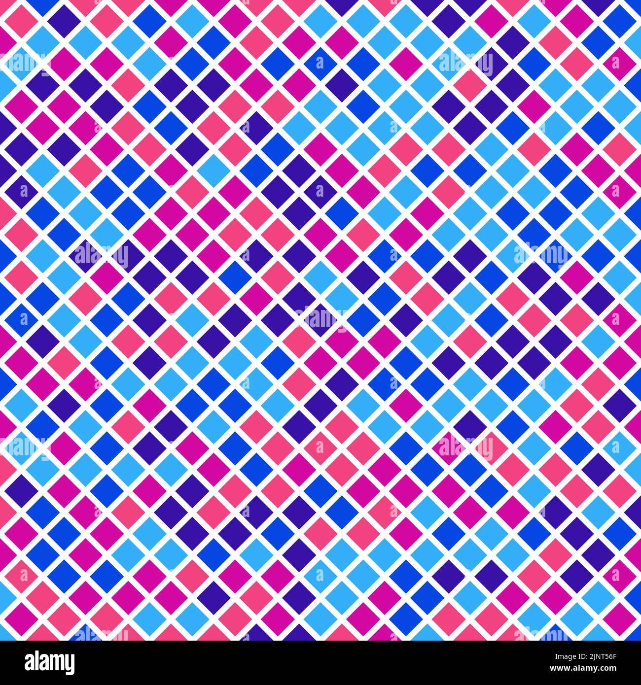Colorised Rhombuses tiles tessellation pattern illustration Stock ...