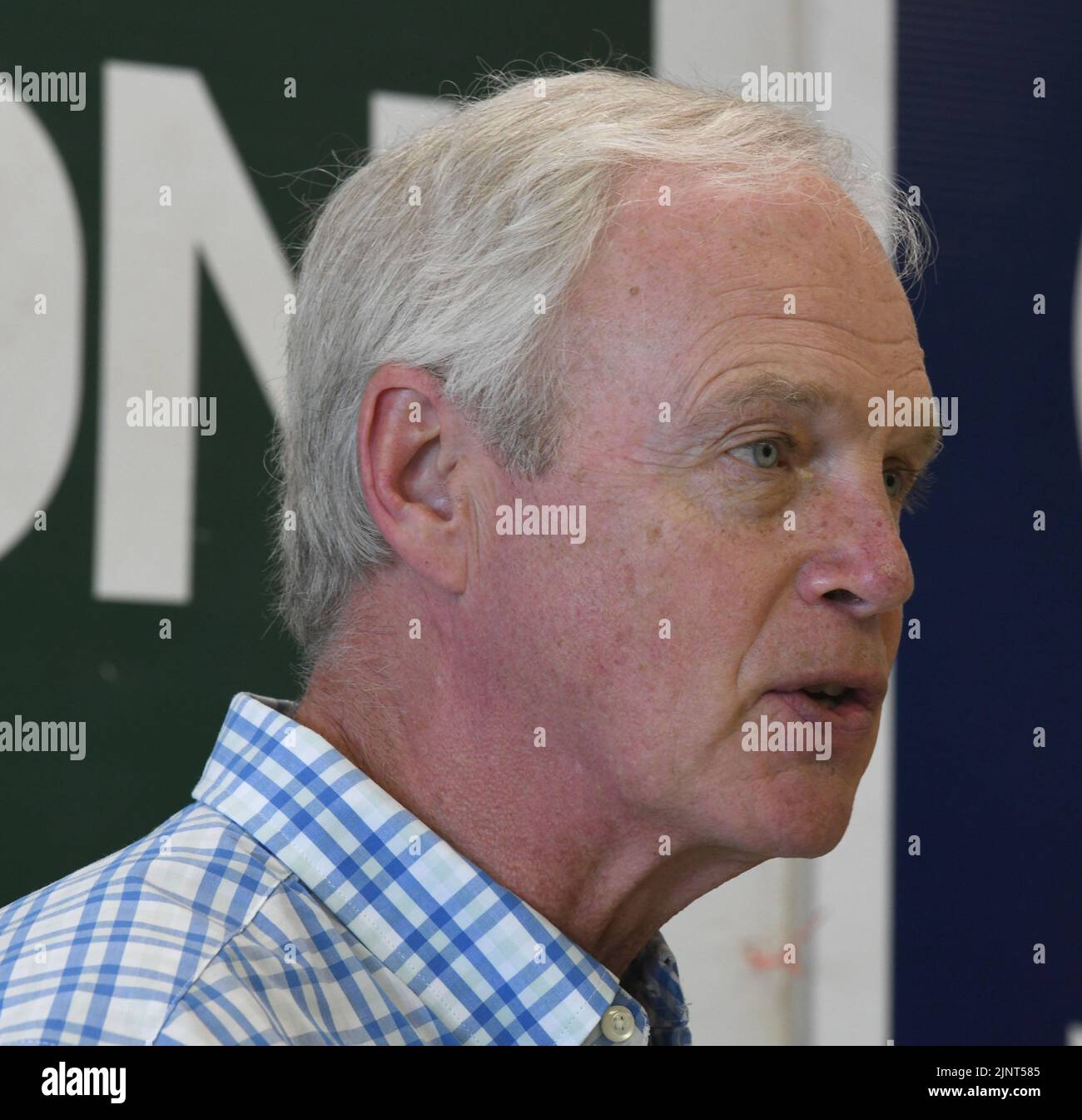 Mount Pleasant, Wisconsin, USA. 13th Aug, 2022. WISCONSIN SEN. RON ...