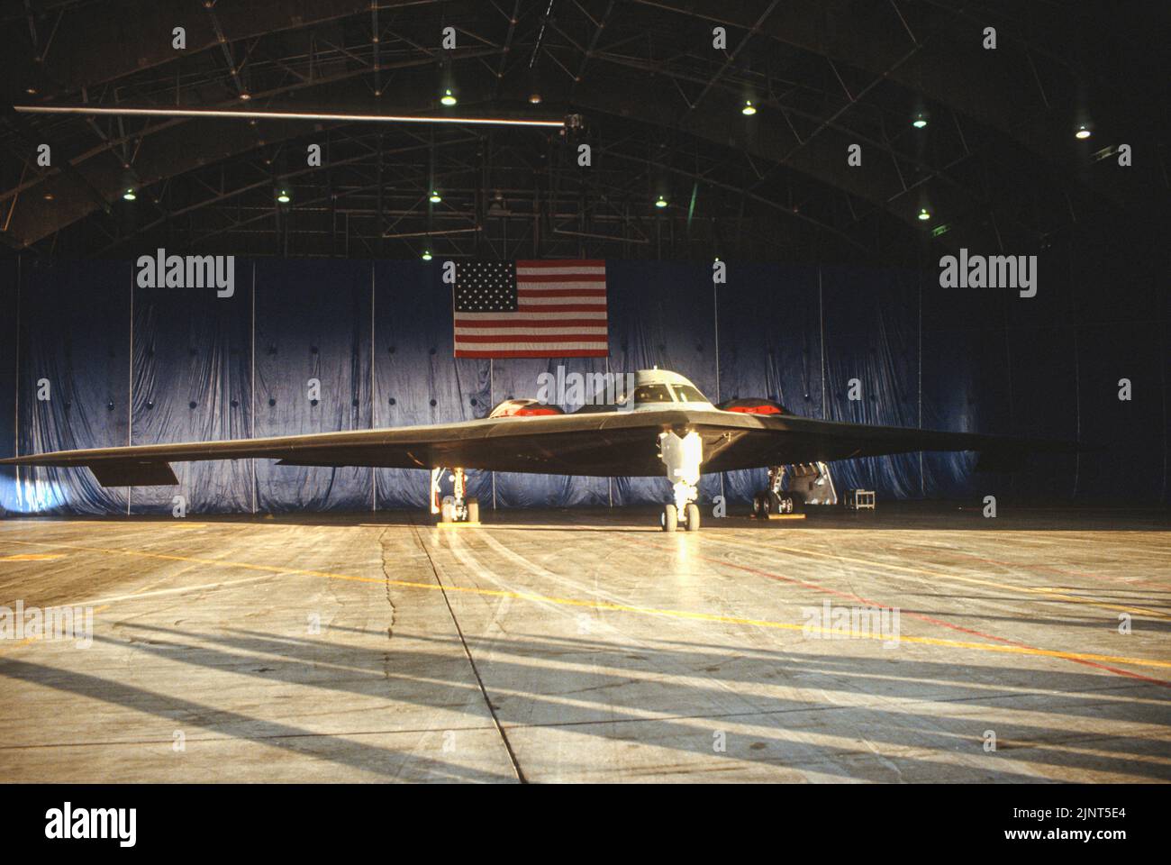 Northrup B-2 Bomber on display at Edwards Air Force Base, Mojave ...
