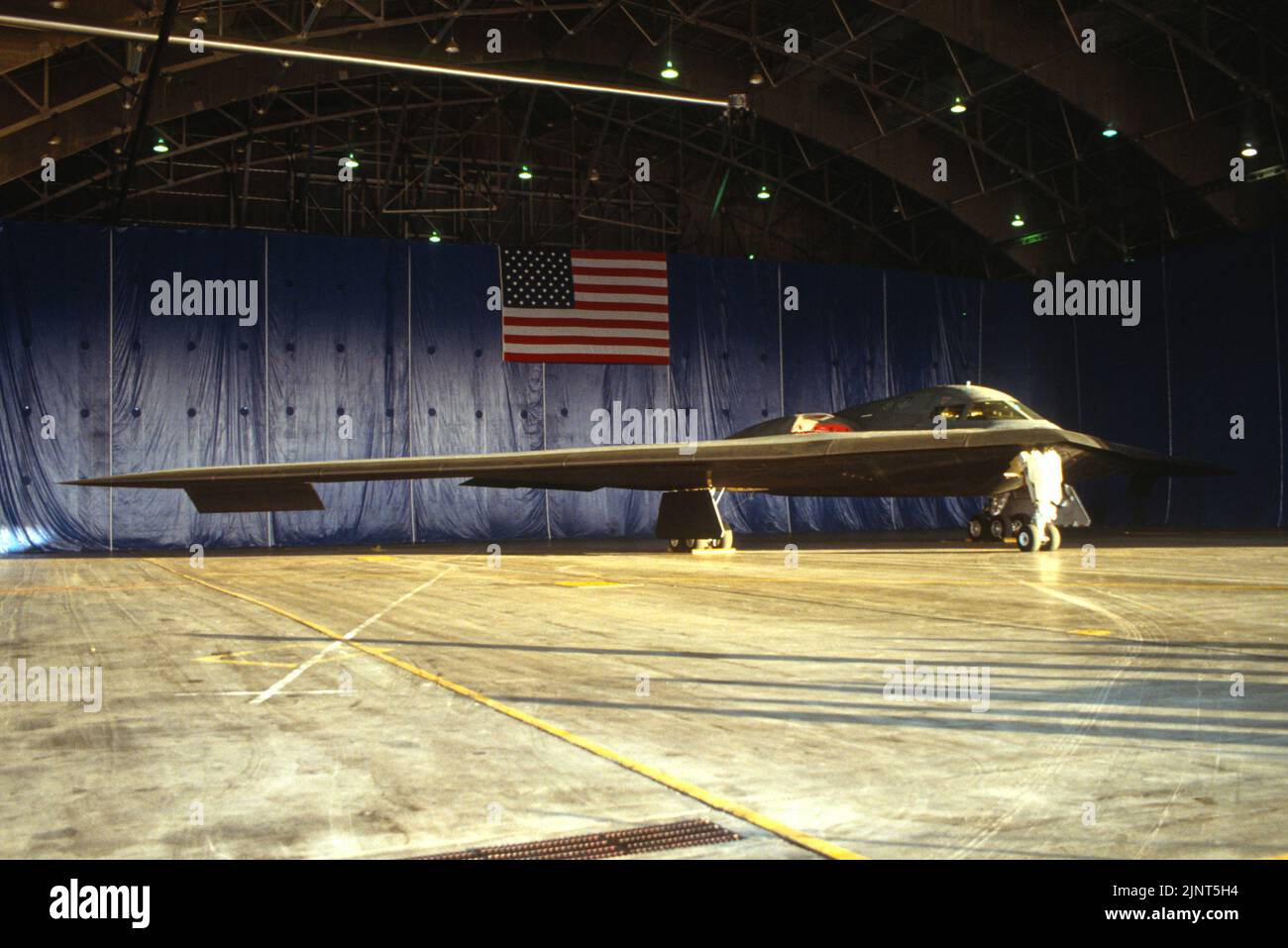Northrup B-2 Bomber on display at Edwards Air Force Base, Mojave ...