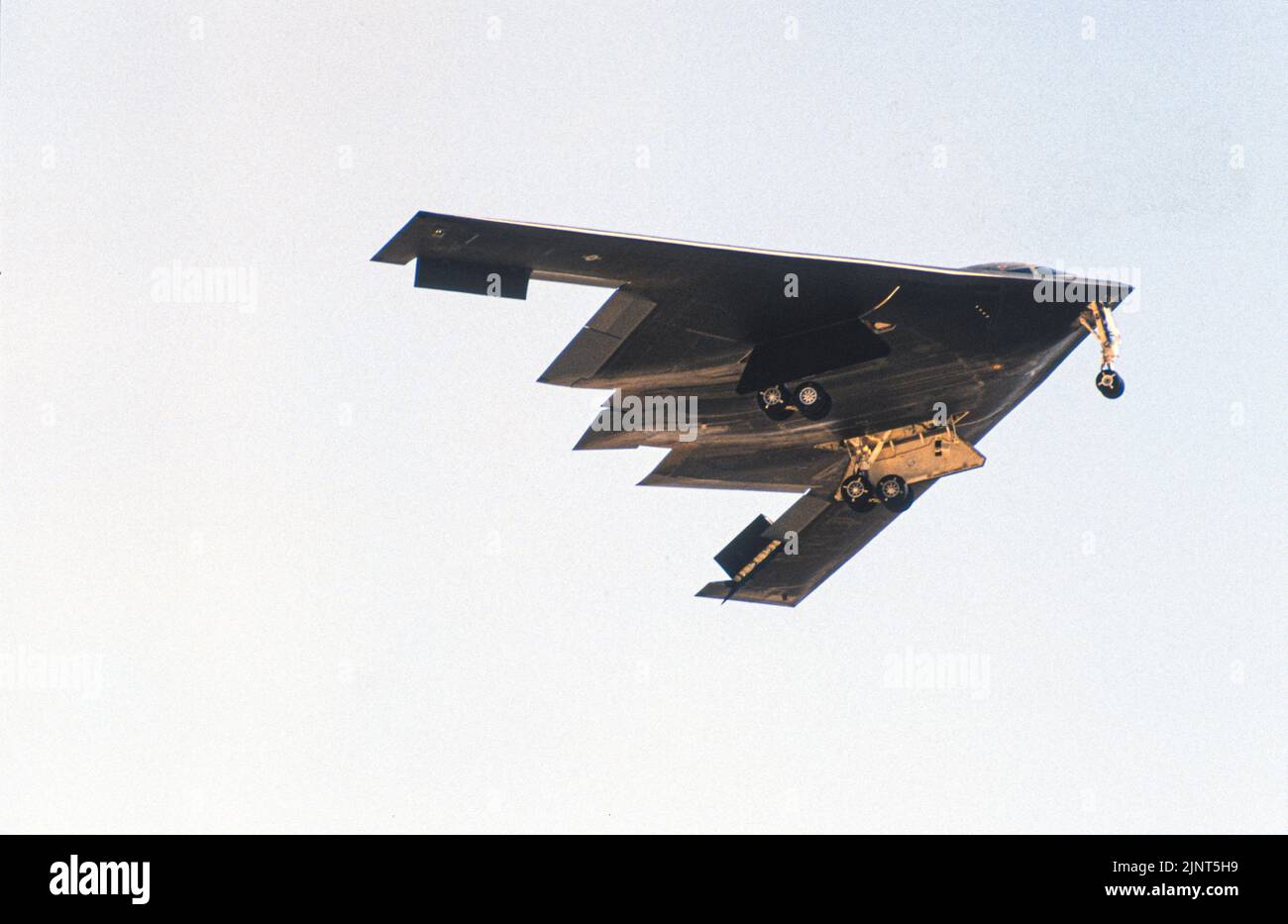 Northrup B-2 Bomber on final for landing Stock Photo - Alamy