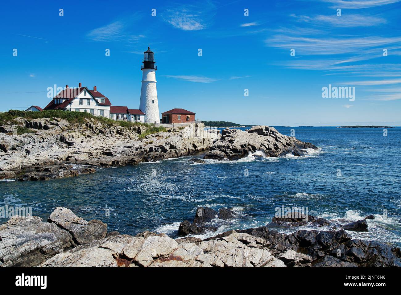 Portland Head Light Stock Photo - Alamy