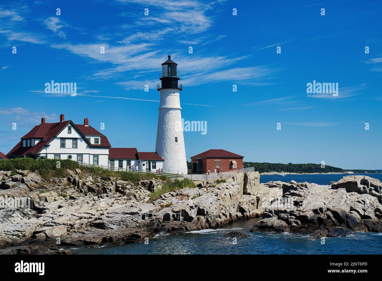 Portland Head Light Stock Photo - Alamy