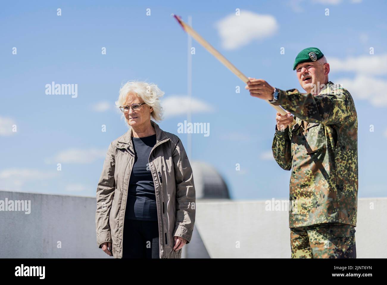 Mali. 11th July, 2022. (LR) Christine Lambrecht (SPD), Federal Minister ...