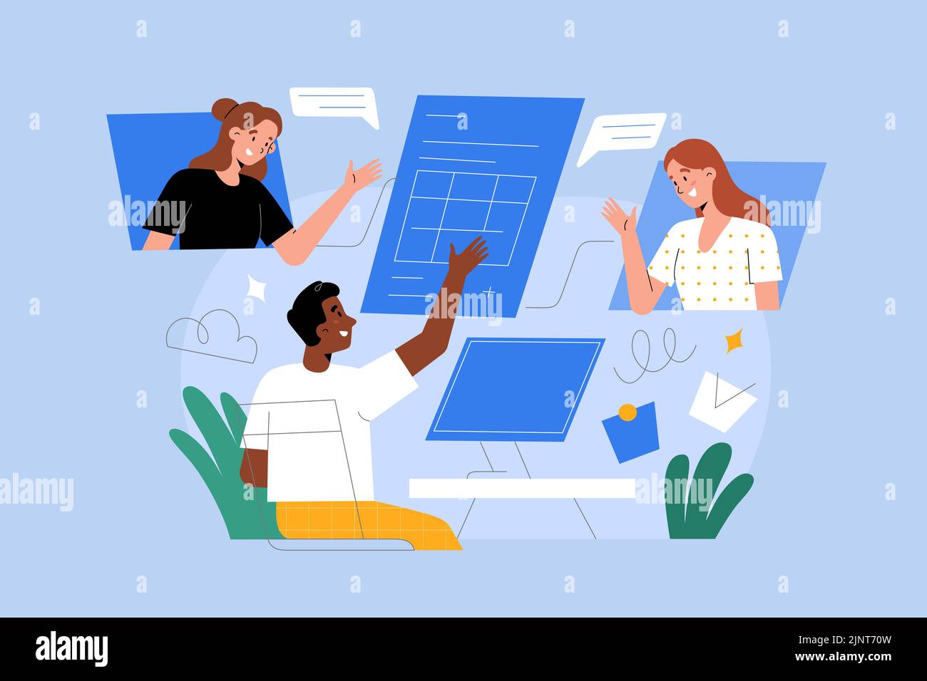 Business concepts people commenting on hi-res stock photography and ...