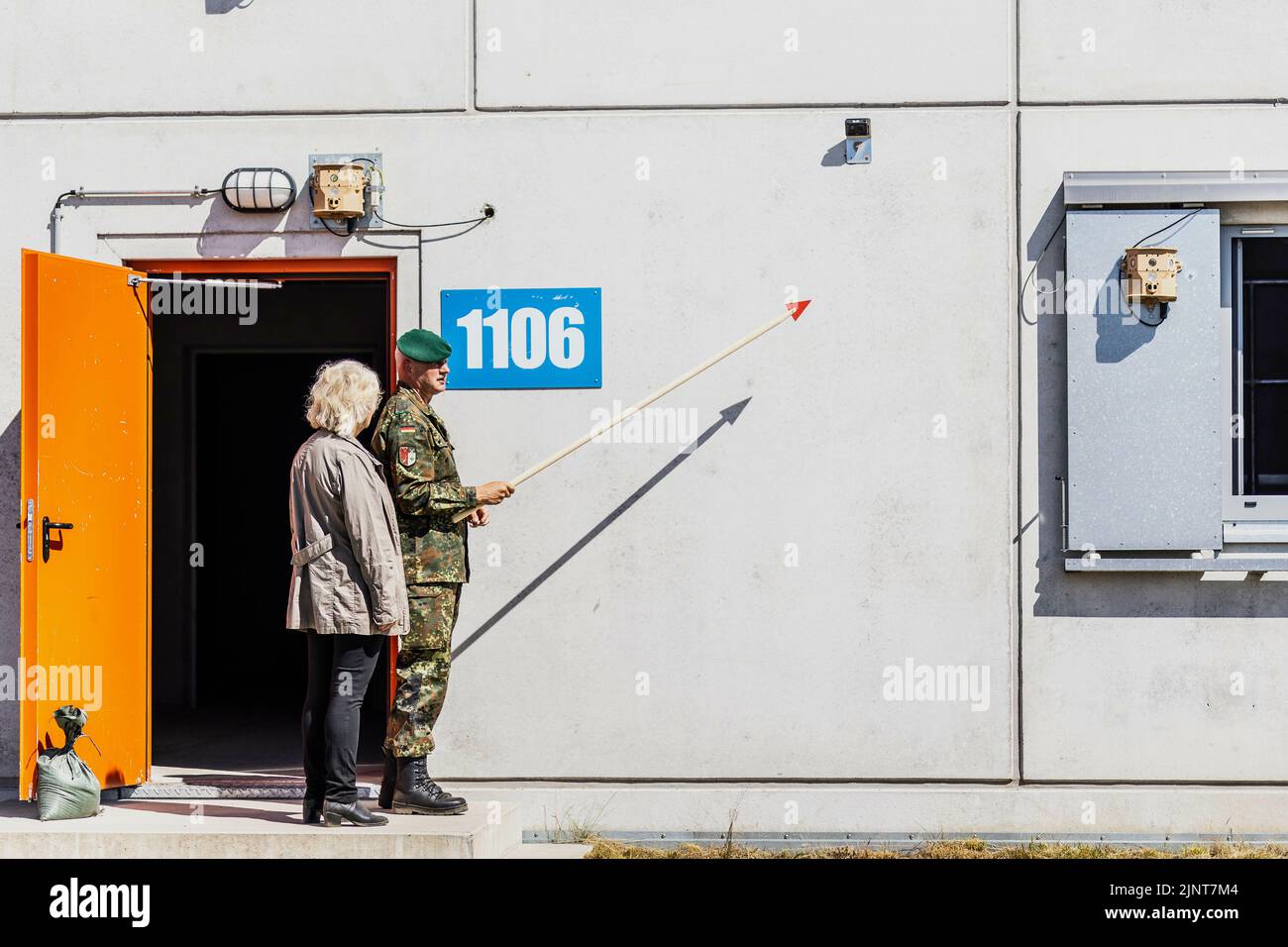 Mali. 11th July, 2022. (LR) Christine Lambrecht (SPD), Federal Minister ...