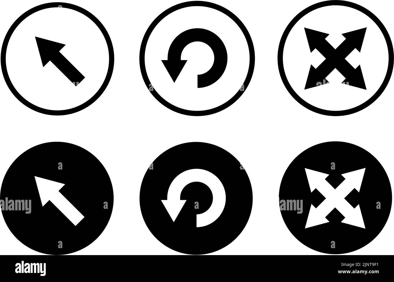Modern style icons are located on white and black backgrounds. The pack ...