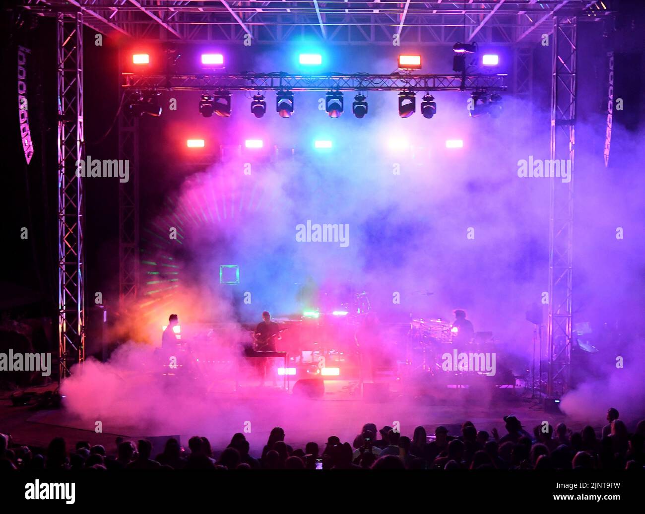 STS9, Sound Tribe Sector Nine performs at the Quarry Amphitheater on ...