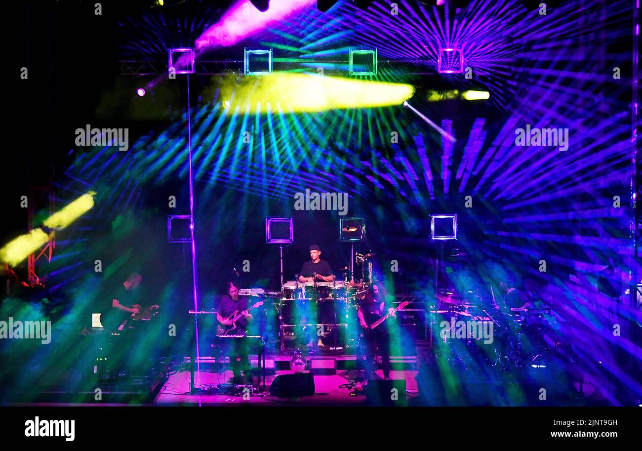 STS9, Sound Tribe Sector Nine performs at the Quarry Amphitheater on ...
