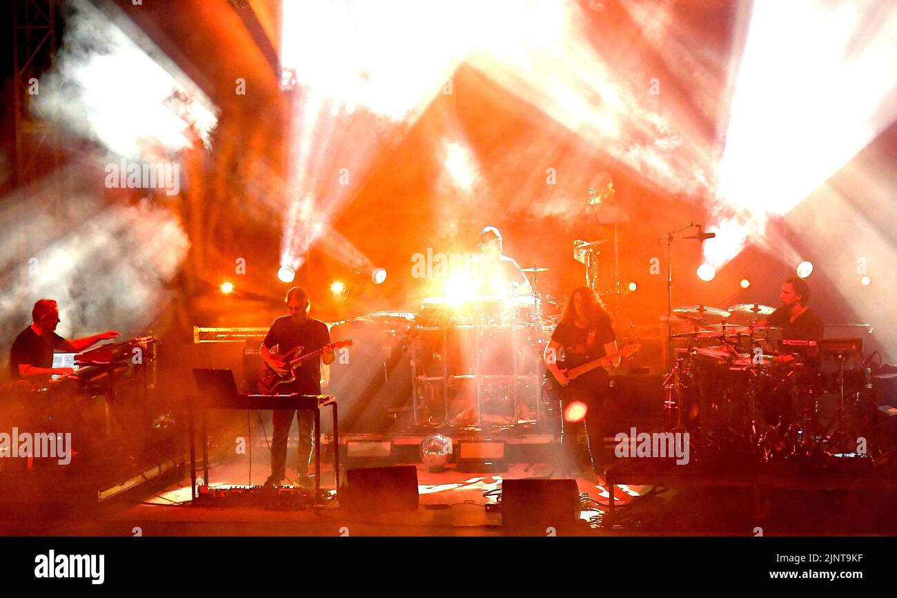 STS9, Sound Tribe Sector Nine performs at the Quarry Amphitheater on ...