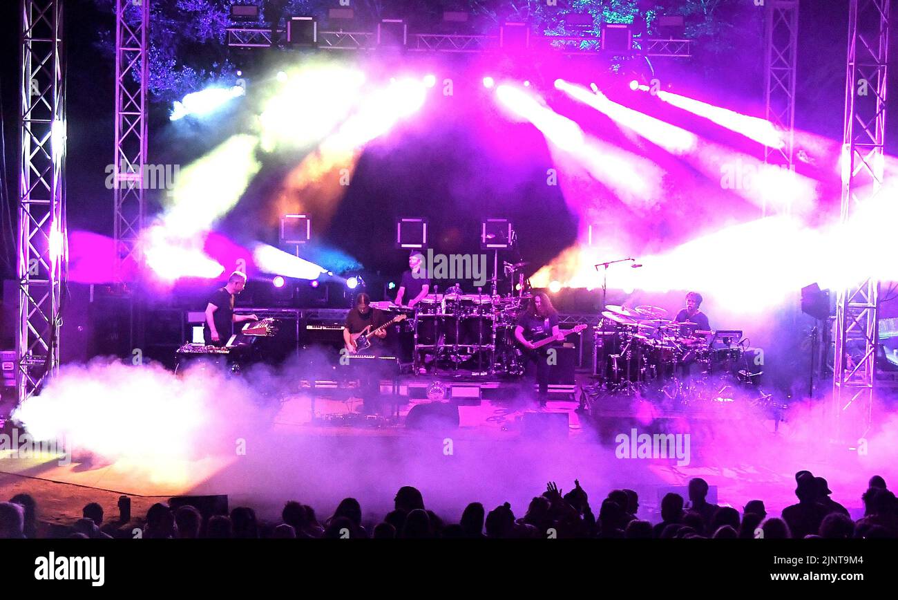 STS9, Sound Tribe Sector Nine performs at the Quarry Amphitheater on ...