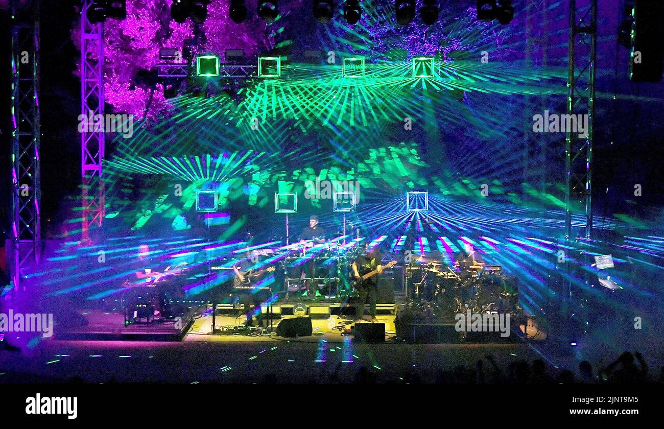 STS9, Sound Tribe Sector Nine performs at the Quarry Amphitheater on ...