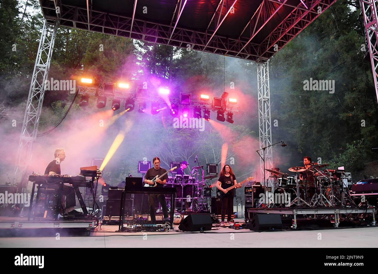Santa Cruz, USA. 12th Aug, 2022. STS9, Sound Tribe Sector Nine performs ...