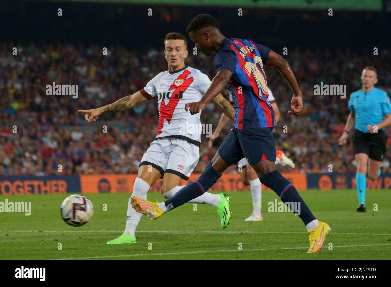 2022 Aug13rd , La Liga, Spain, FC Barcelona vs Rayo Vallecano, Ansu ...