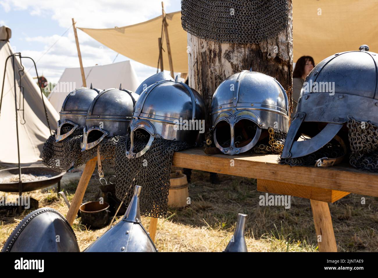 WOLIN, POLAND - AUGUST 6, 2022: XXVII Festival of Slavs and Vikings ...
