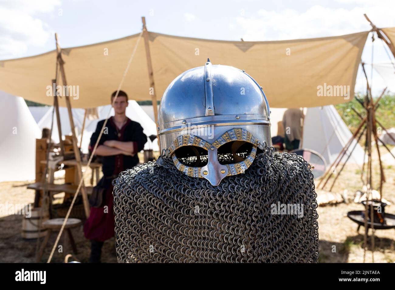 WOLIN, POLAND - AUGUST 6, 2022: XXVII Festival of Slavs and Vikings ...