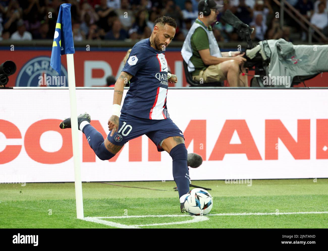 Neymar Jr of PSG during the French championship Ligue 1 football match ...
