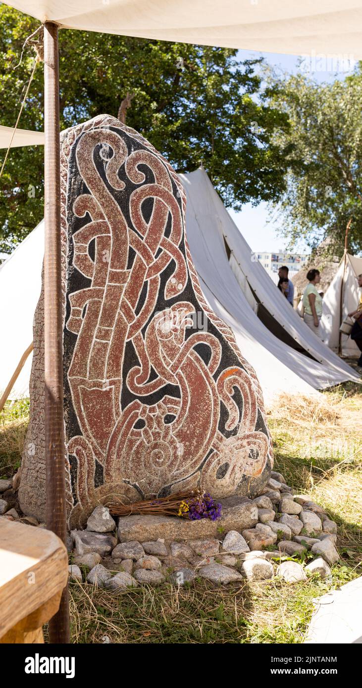 WOLIN, POLAND - AUGUST 6, 2022: XXVII Festival of Slavs and Vikings ...