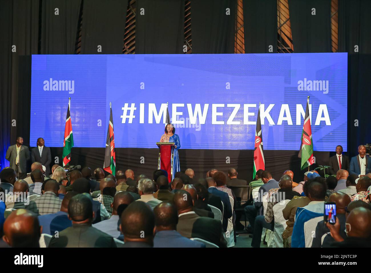 Nairobi, Kenya. 13th Aug, 2022. The Azimio La Umoja-One Kenya alliance deputy presidential ...