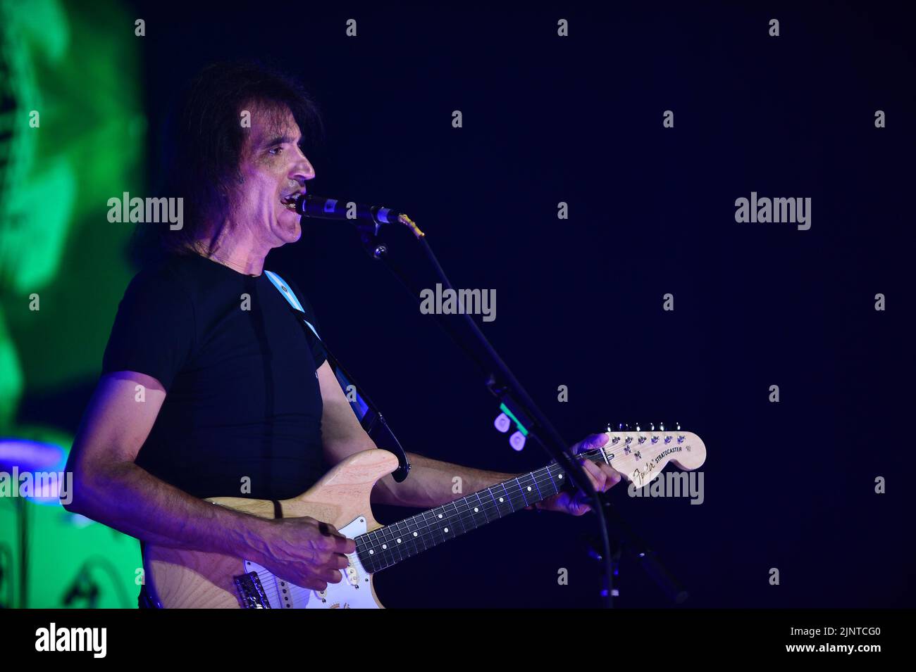 MIAMI, FL - AUGUST 12: Felipe Staiti of Argentinian band Enanitos ...