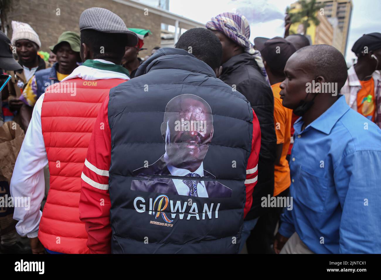 Nairobi, Kenya. 13th Aug, 2022. Supporters of the Azimio La Umoja-One ...