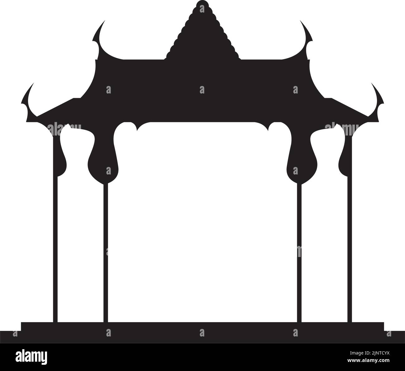 asian arch traditional Stock Vector Image & Art - Alamy