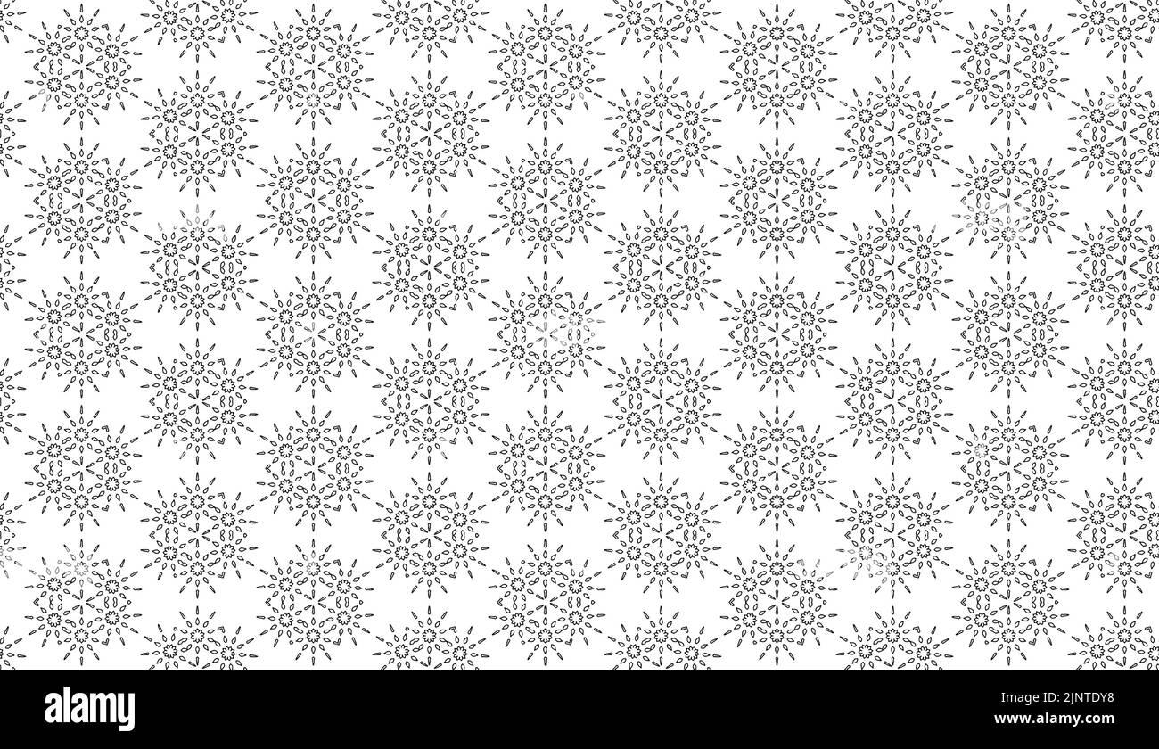 Black and white seamless repeat pattern in a small scale design Stock ...