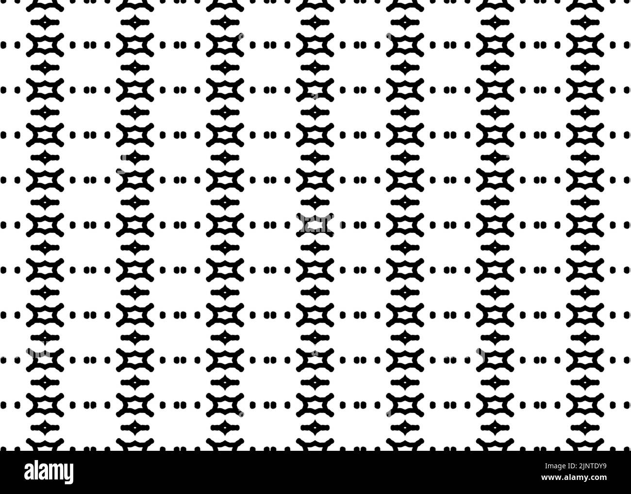 Black and white seamless repeat pattern in a small scale design Stock ...