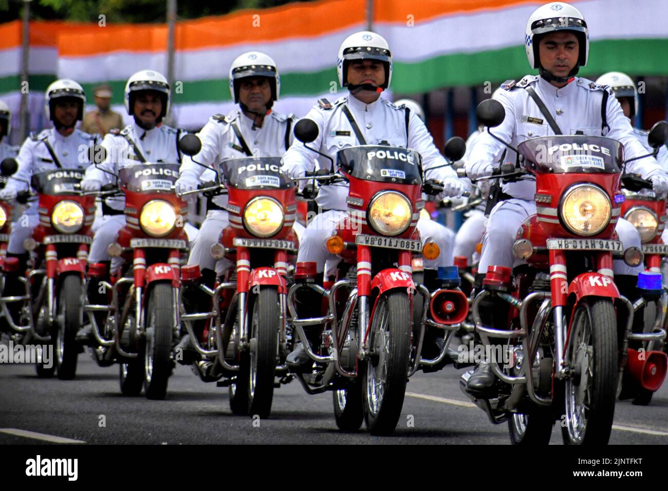 Kolkata Police Quick Response Team seen practicing during the ...