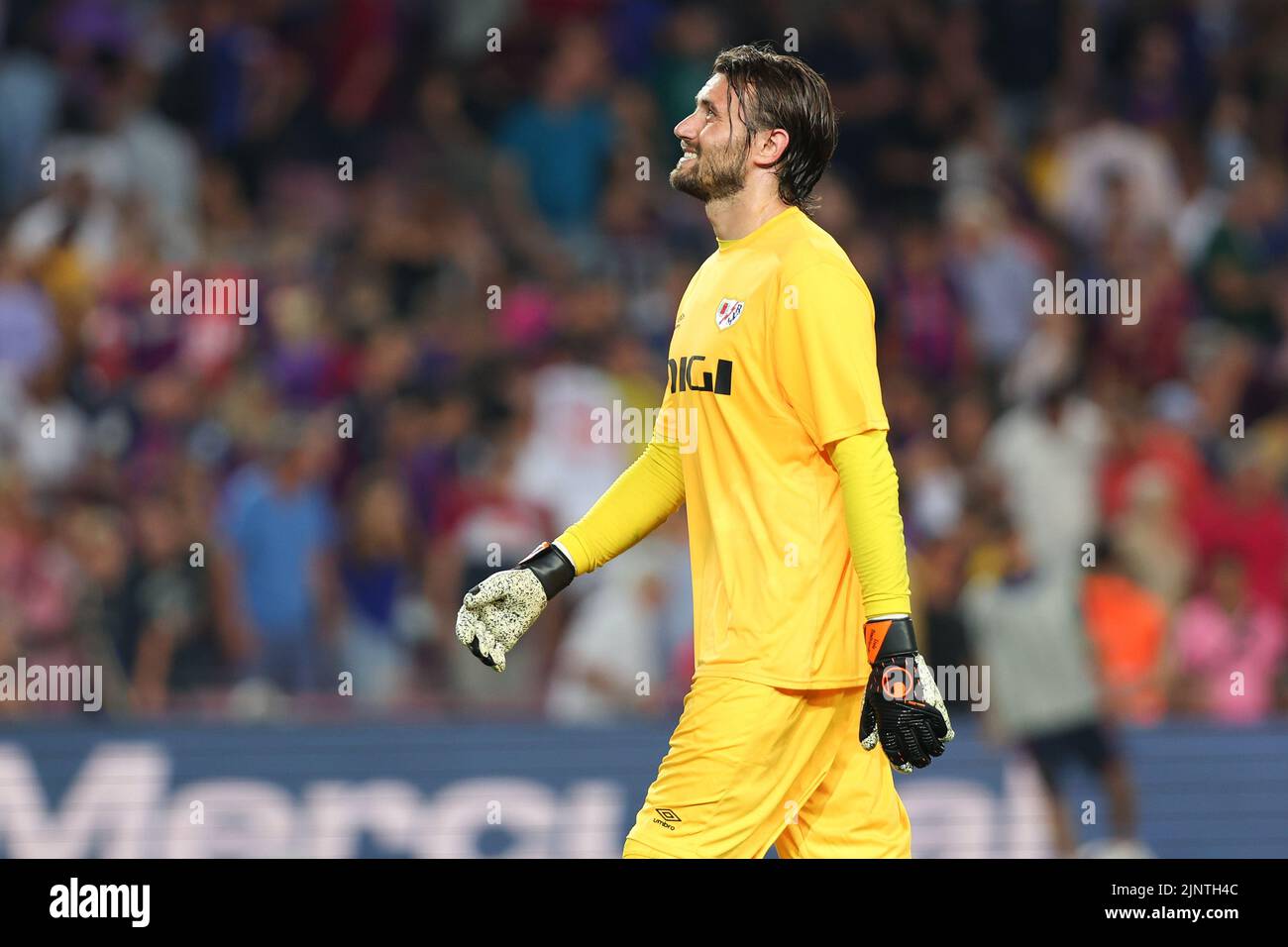 Stole Dimitrievski of Rayo Vallecano during the Liga match between FC ...