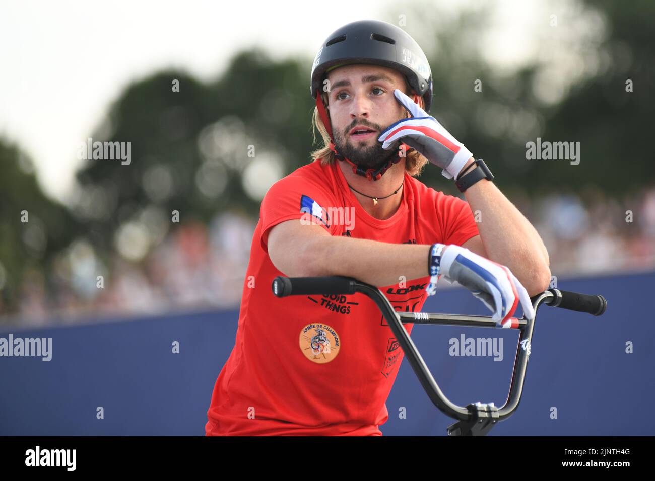 Anthony Jeanjean (France, gold medal). BMX Freestyle men. European ...