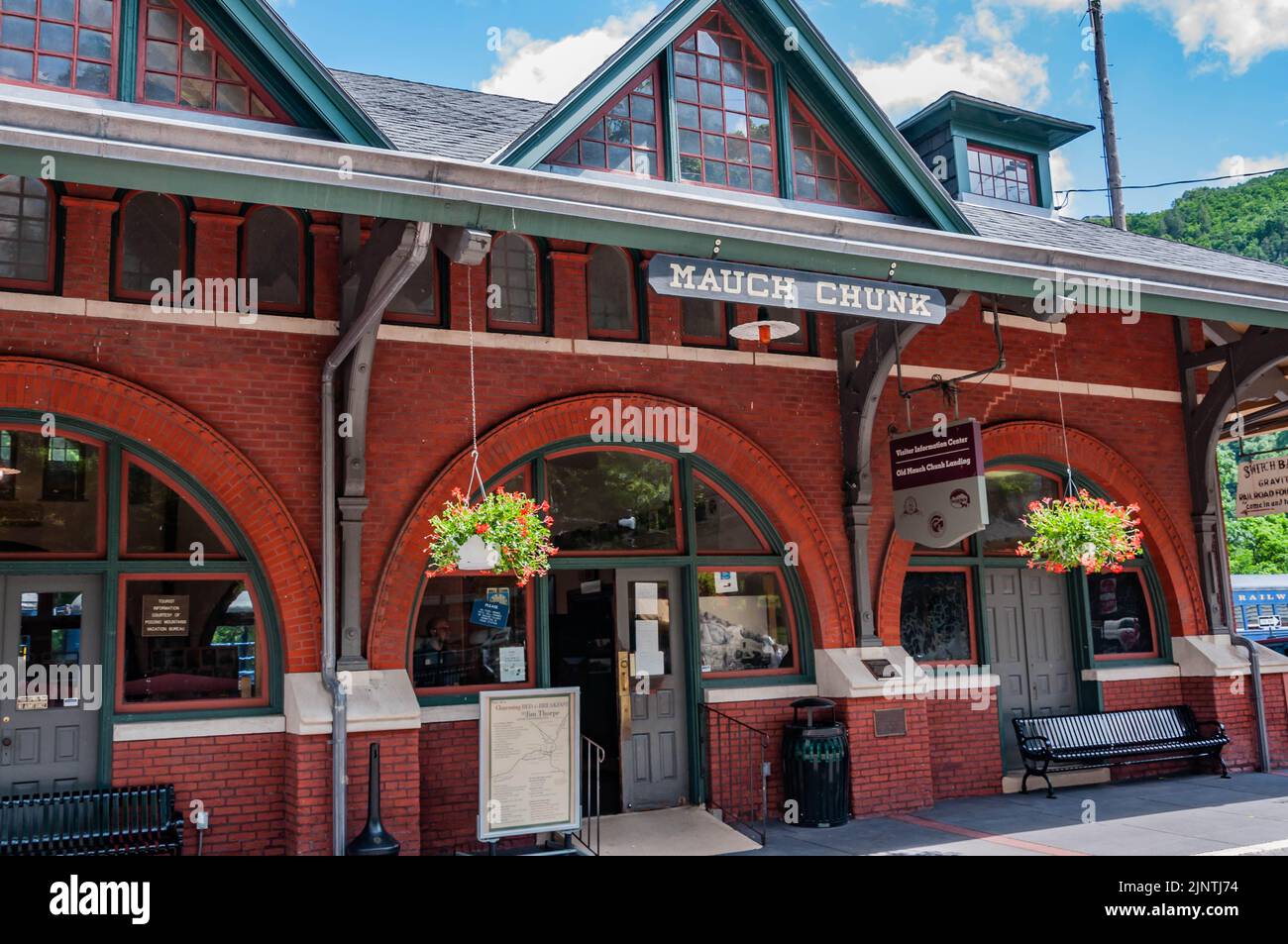 Mauch chunk railroad station hi-res stock photography and images - Alamy