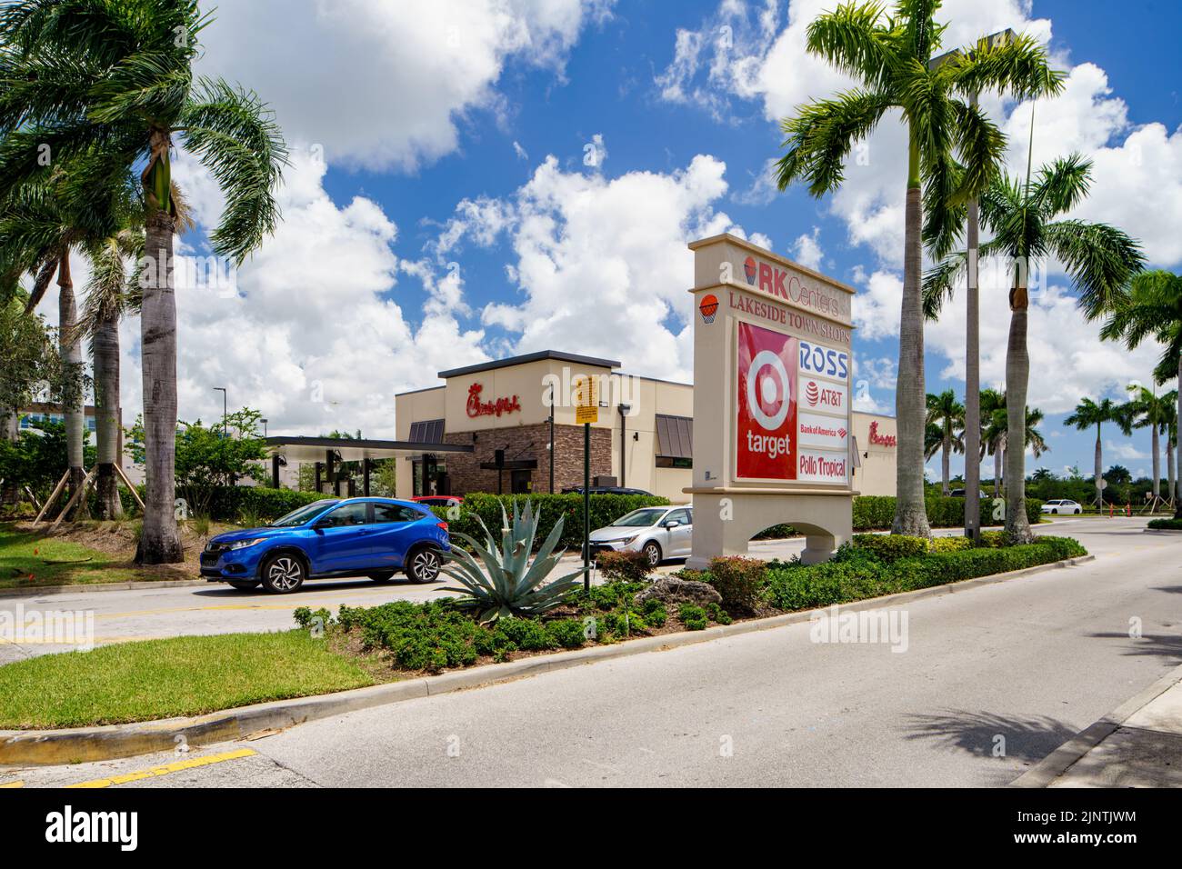 Davie, FL, USA - July 30, 2022: RK Center Lakeside Town Shores Davie ...