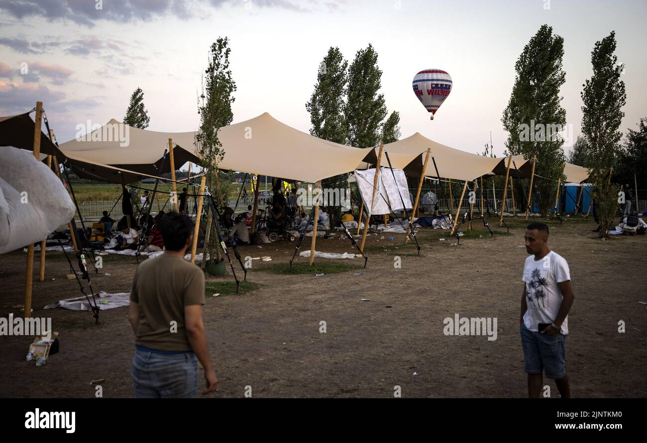 Application center large group of people hi-res stock photography and ...