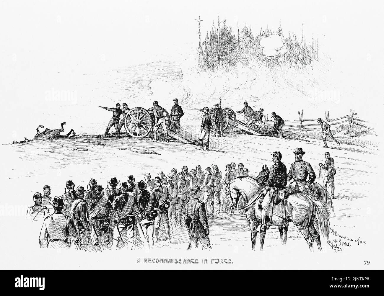 A Reconnaissance in Force. Gettysburg Campaign, June, 1863. 19th ...