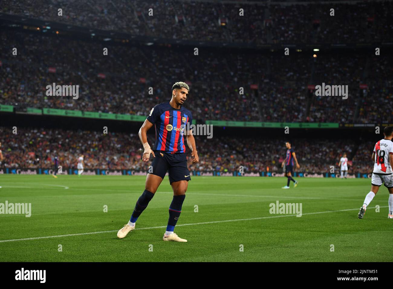 Barcelona,Spain.13 August,2022. FC Barcelona v Rayo Vallecano Ronald ...