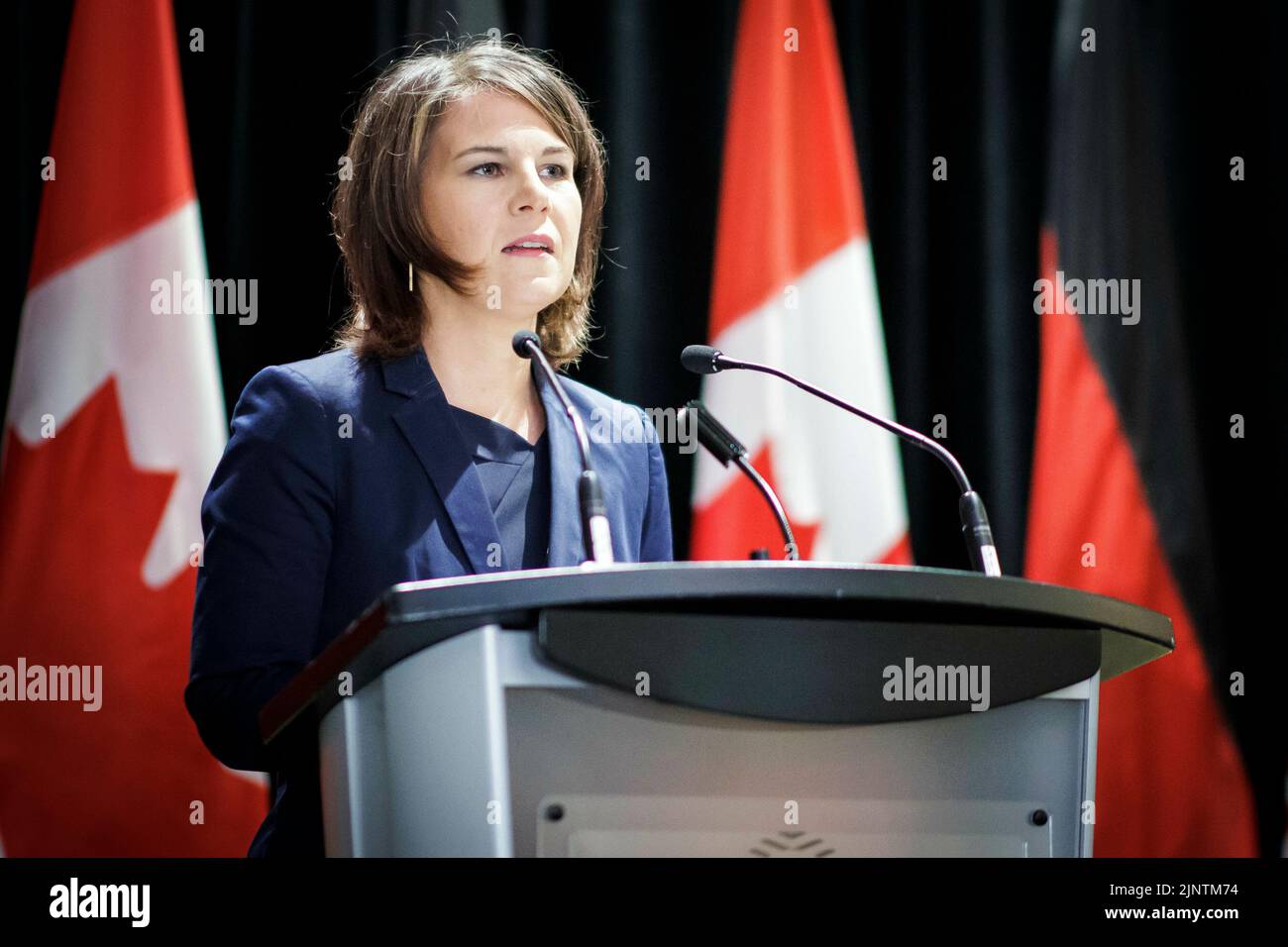 Annalena Baerbock, Federal Foreign Minister, and Melanie Joly, Minister ...