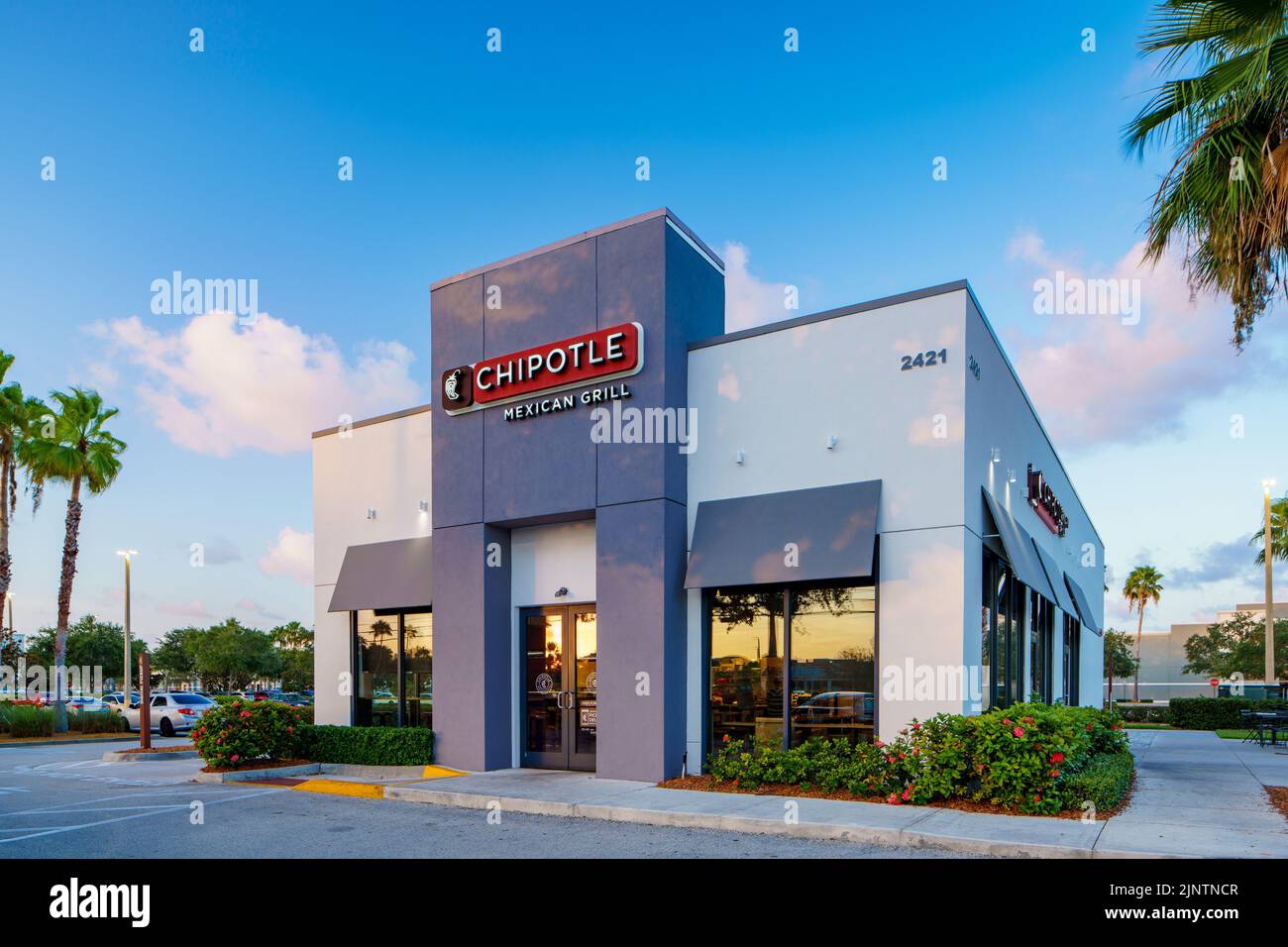 Stuart, FL, USA - August 6, 2022: Chipotle Mexican Grill at Pineapple ...
