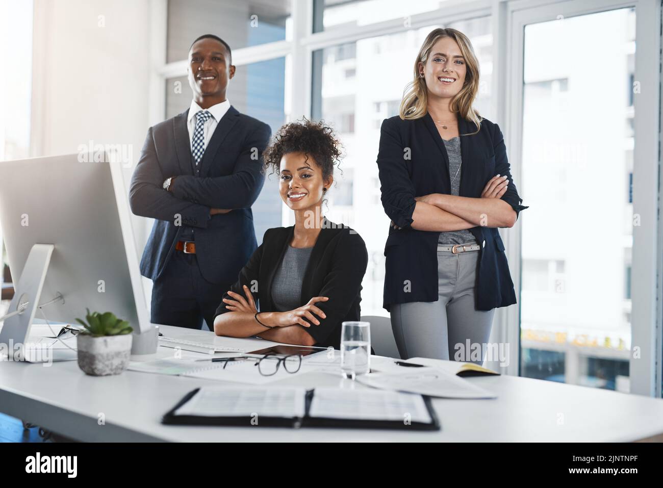 They bring outstanding expertise into every task. Portrait of a group ...