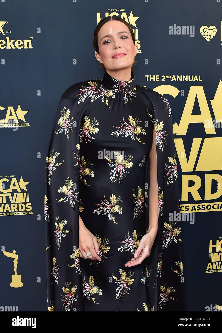 Mandy Moore walking on the red carpet at the The 2nd Annual HCA TV ...