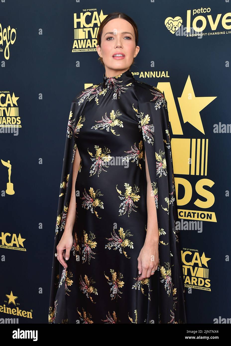 Mandy Moore walking on the red carpet at the The 2nd Annual HCA TV ...