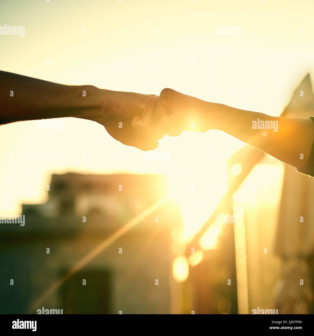 Two man fist bumping hi-res stock photography and images - Alamy
